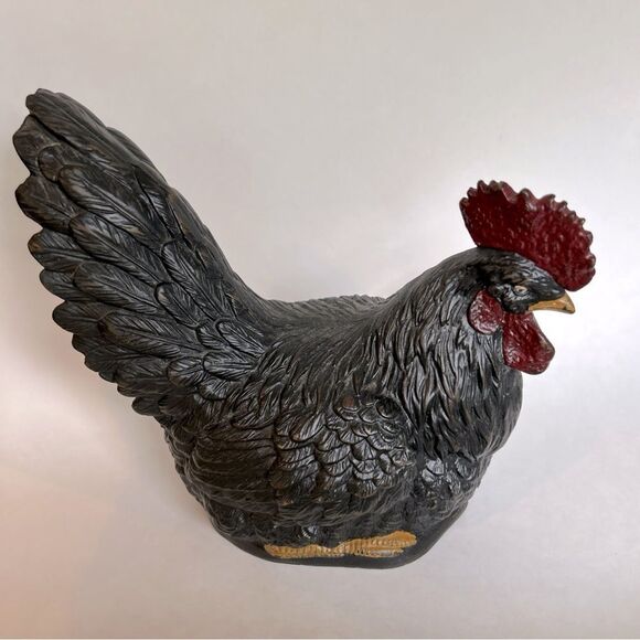 None | Accents | Resin Sitting Chicken Decor 85 Tall | Poshmark
